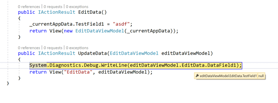 Aspnet Core 20 Passing Data Into A Model Using Di The Long Walk