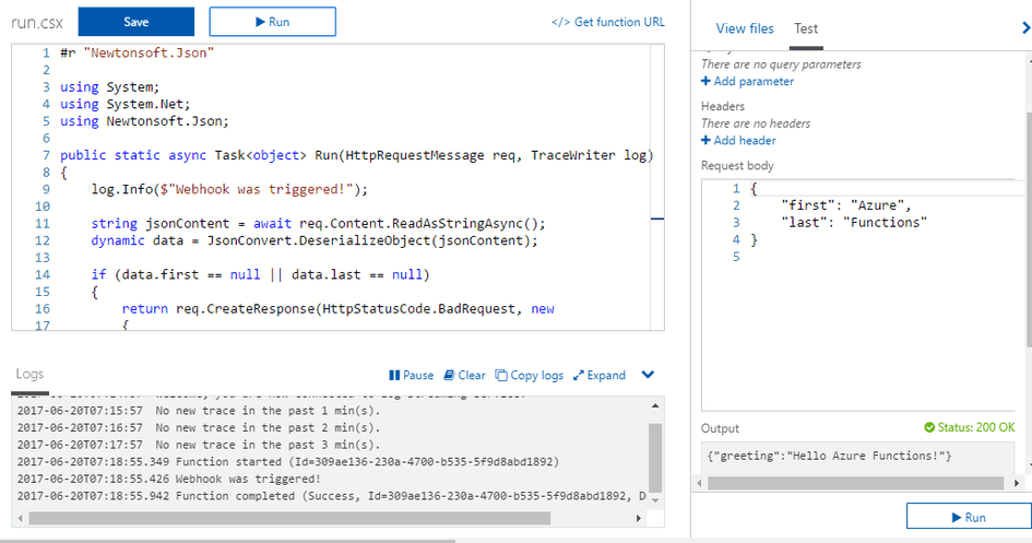 Azure Functions | The Long Walk